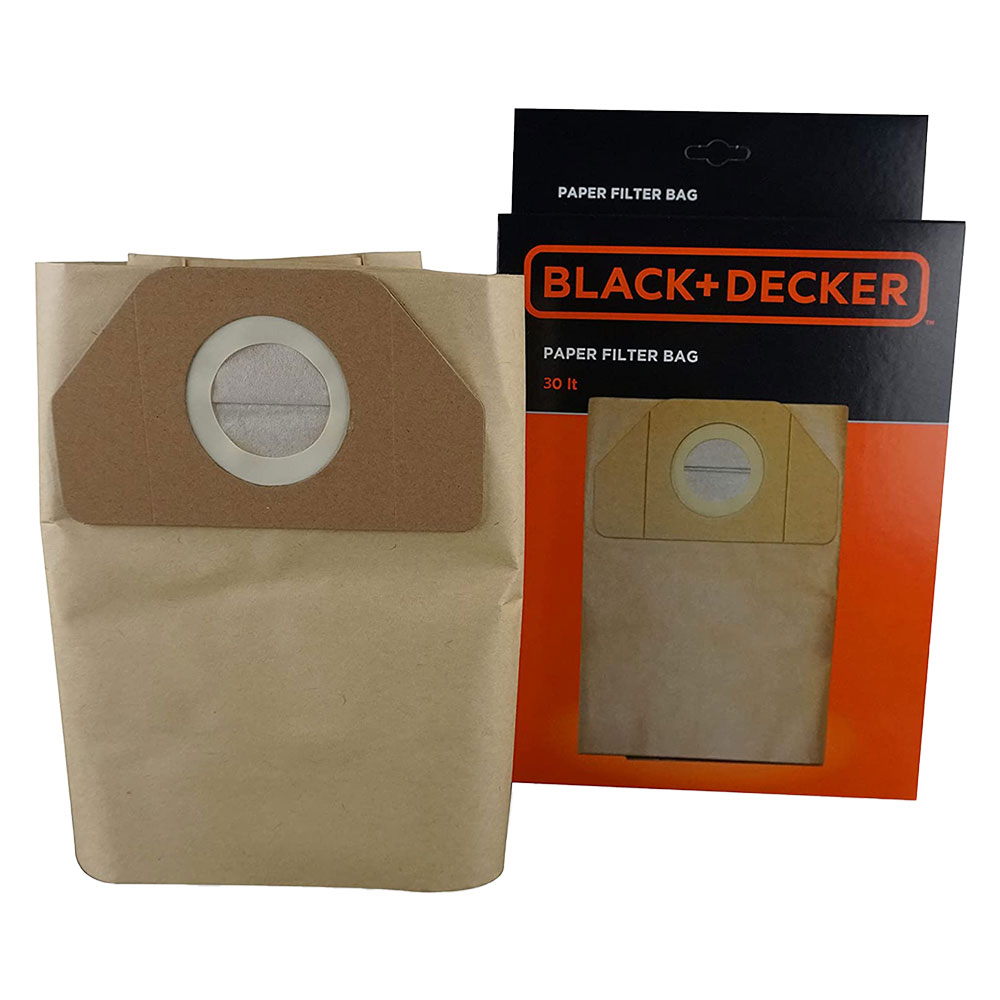 SACCHETTI RACCCOGLIPOLVERE IN CARTA PER ASPIRATUTTO “BLACK & DECKER ...