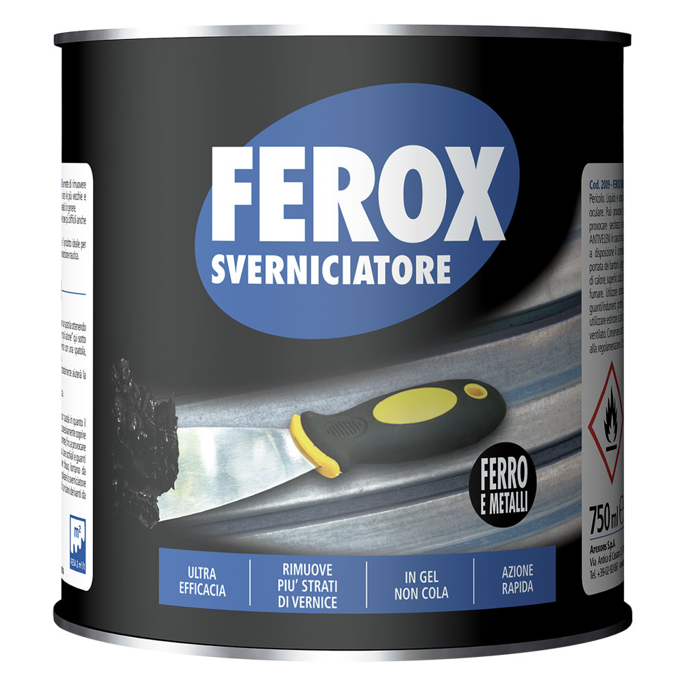 FEROX Sverniciatore Ferro e Metalli Gel 750 ml - Natura Project